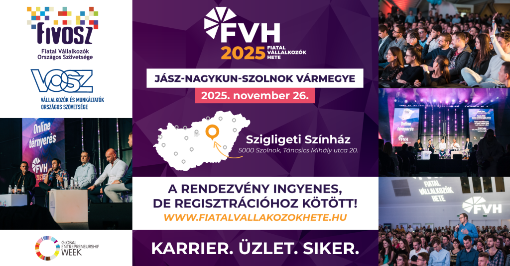 Fiatal Vállalkozók Hete 2025 - Szolnok - FIVOSZ